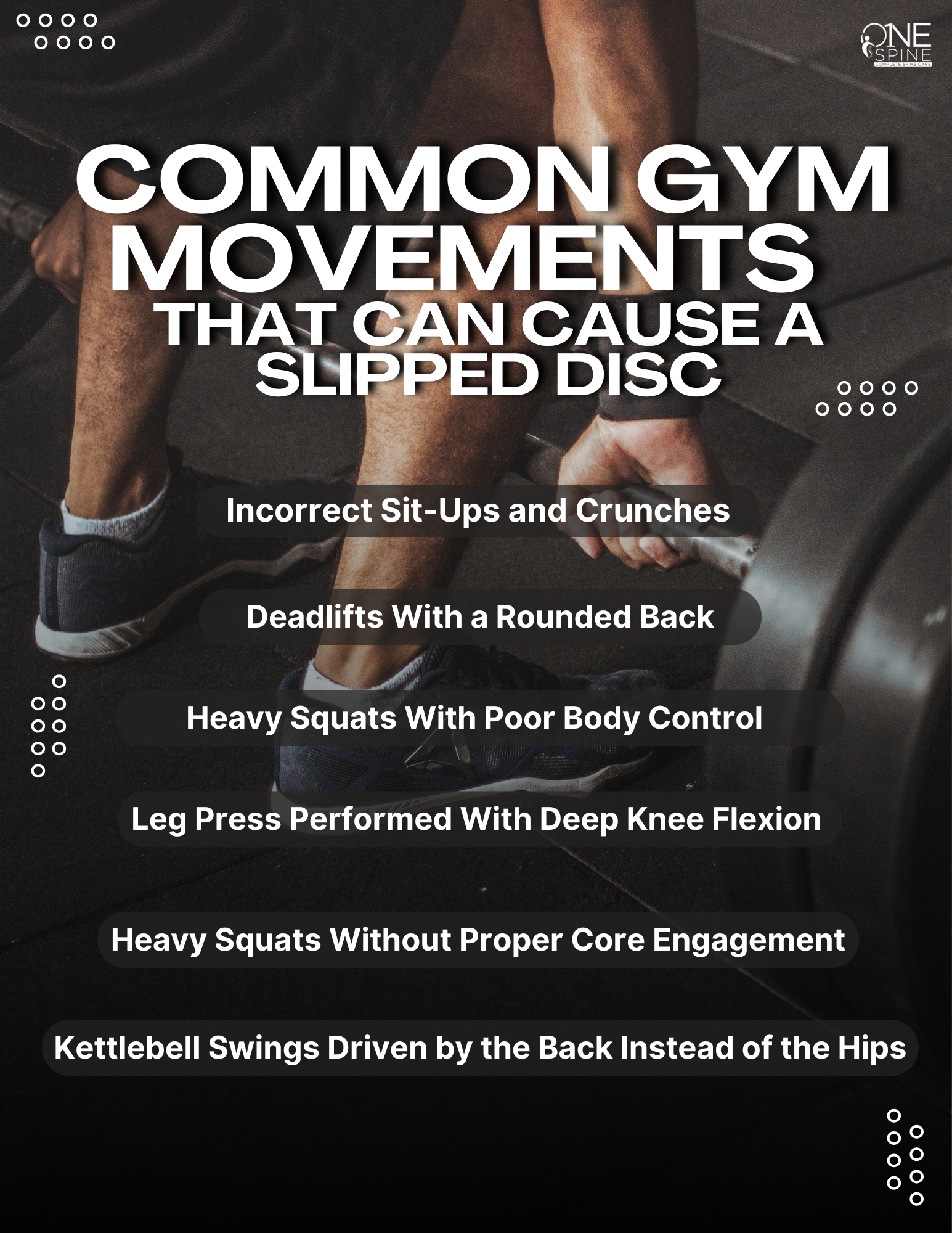 Common Gym Exercises That Can Cause Slipped Disc